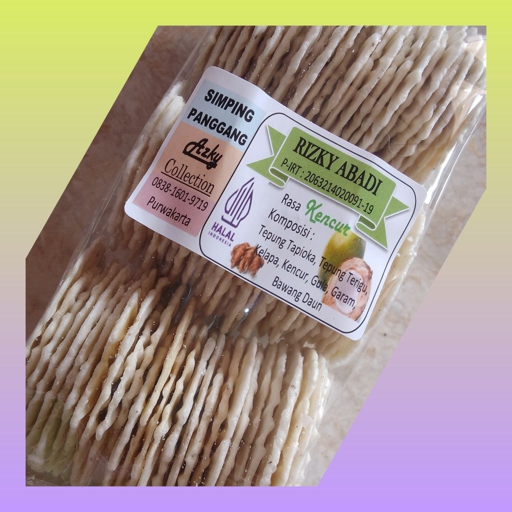 Jual 1 Bks Simping tapioka kencur bakar asin gurih 120-150 gram ...
