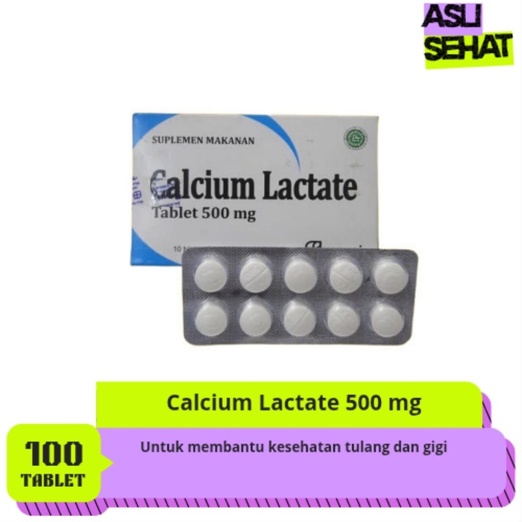 Jual Calcium Lactate Tablet Terlengkap & Harga Terbaru Juni 2026 ...