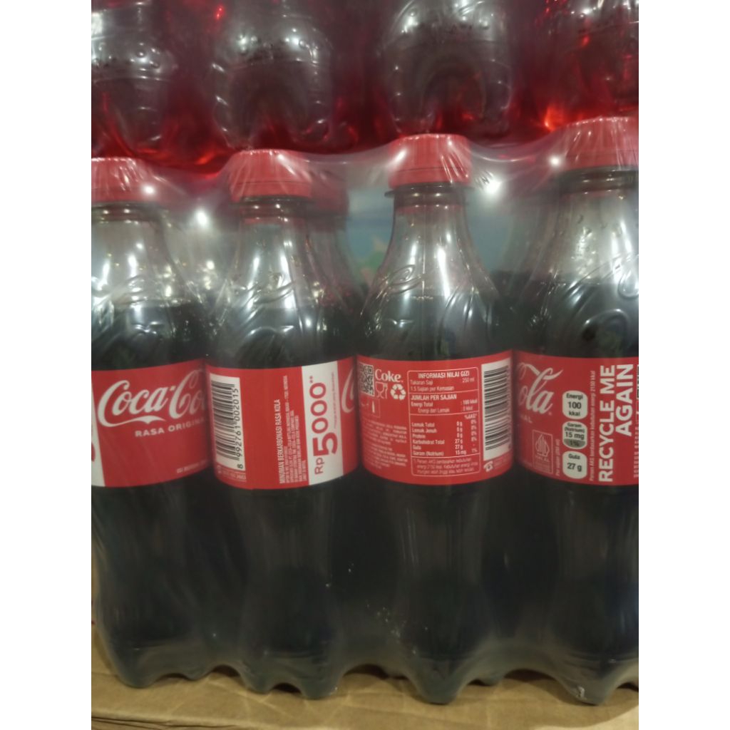 Jual Coca cola fanta sprite 390ml 1 krat isi 12 botol / Coca cola botol ...