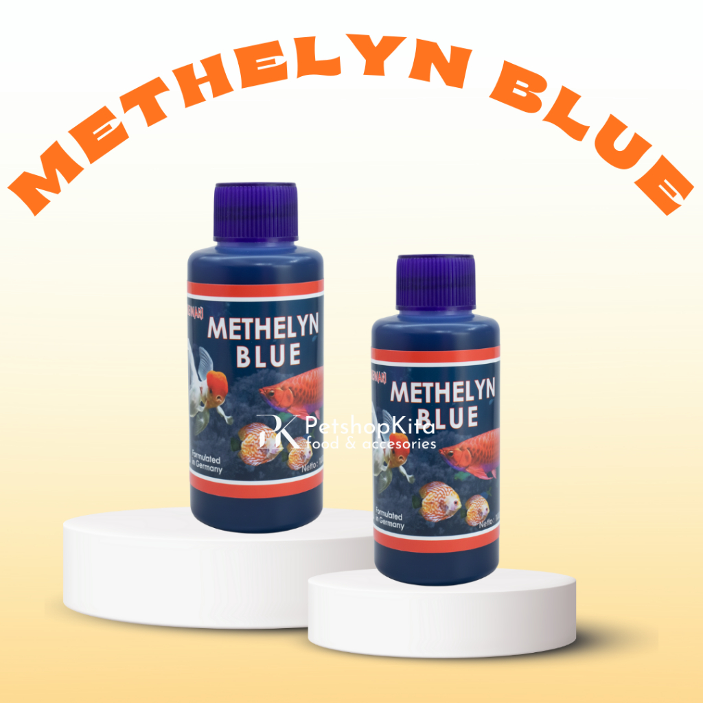 Jual Obat Ikan Methylene Blue / Metilin Blue 100ml / methelyn blue ...