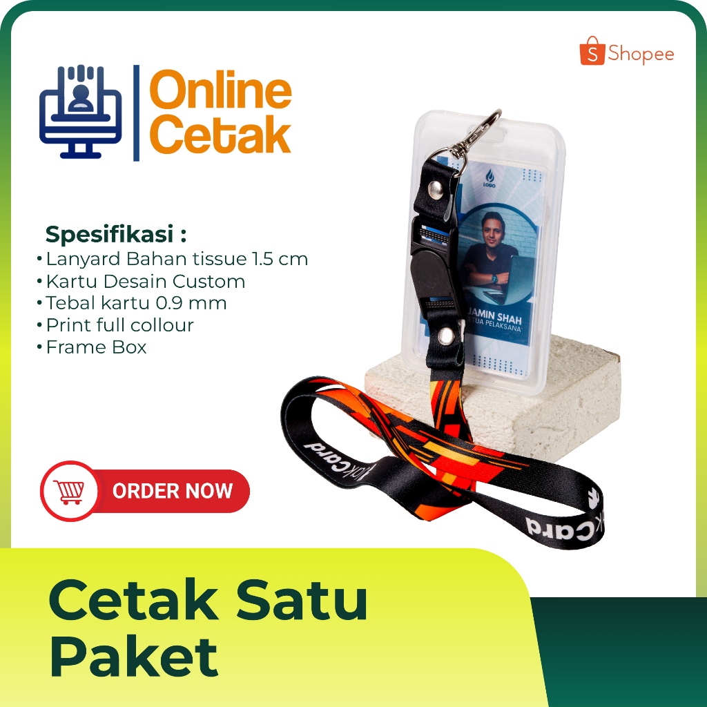 Jual SATU SET PAKET LENGKAP KARTU / TALI 1,5CM / FRAME BOX | Shopee ...