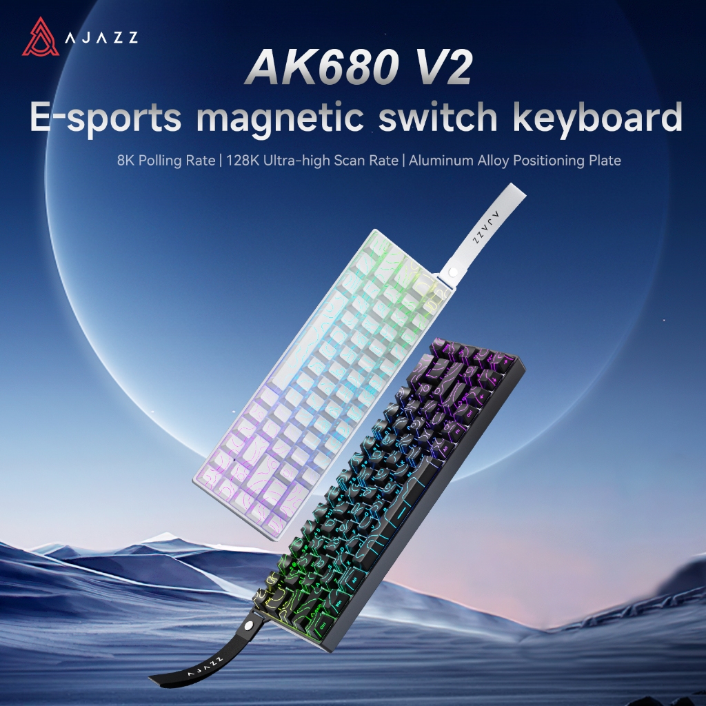 Jual Ajazz AK680 V2 Wired Mechanical Gaming Keyboard | Shopee Indonesia