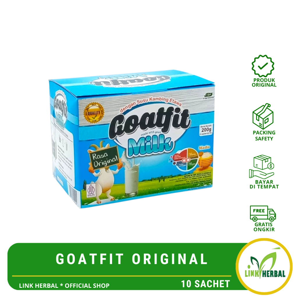 Jual Susu Kambing Etawa Plus Royal Jelly Goatfit Original | Goa Fit ...