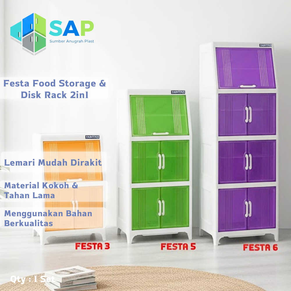 Jual Lemari Rak Piring Plastik Terlengkap & Harga Terbaru Juni 2026 ...