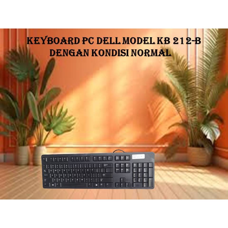 Jual KEYBOARD PC DELL MODEL KB 212-B | Shopee Indonesia