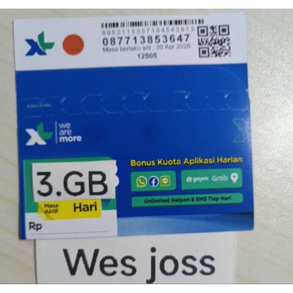 Jual perdana XL 3gb kuota isi kuota 3gb | Shopee Indonesia