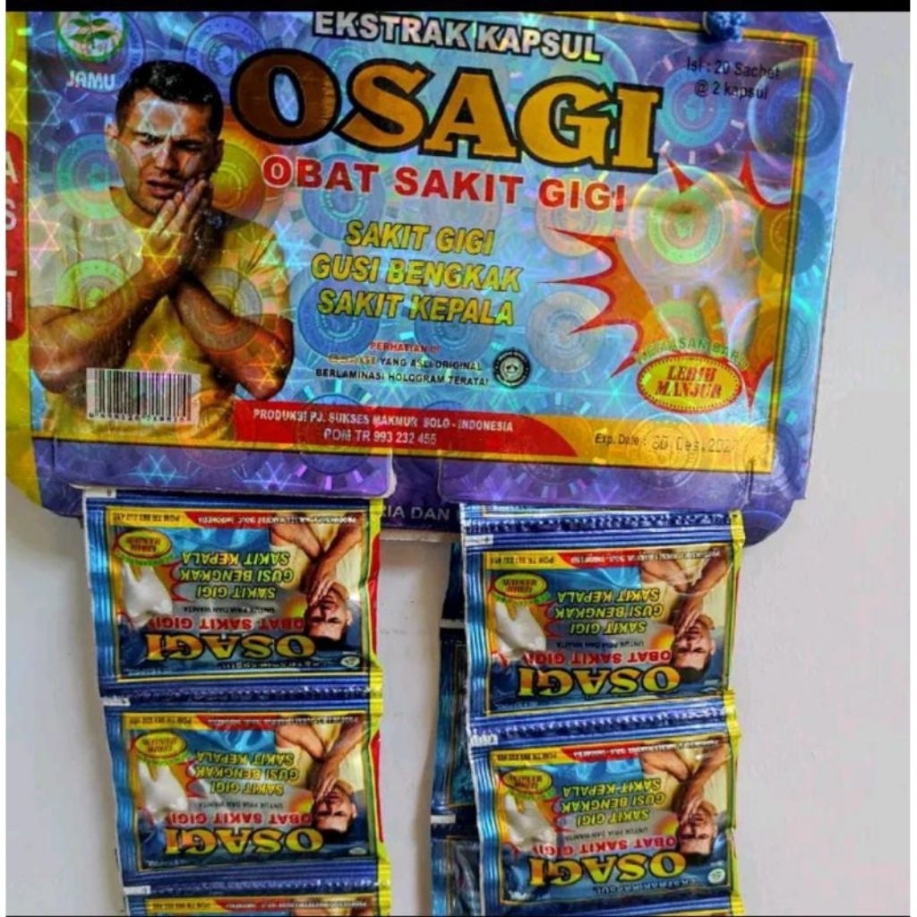 Jual OSAGI KAPSUL ORIGINAL(OBAT SAKIT GIGI) | Shopee Indonesia