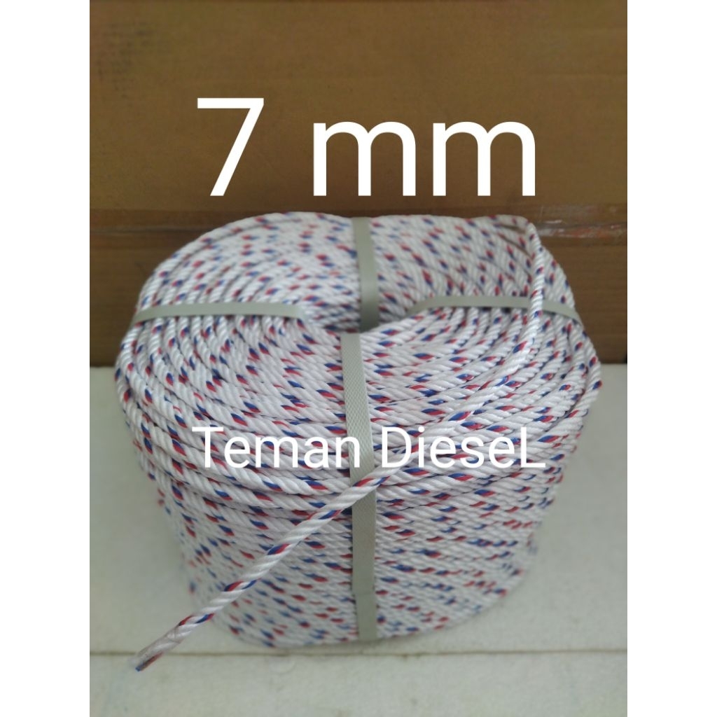 Jual Tali Tampar 7mm Tambang Pompa Submersibel Harga Per Meter | Shopee ...