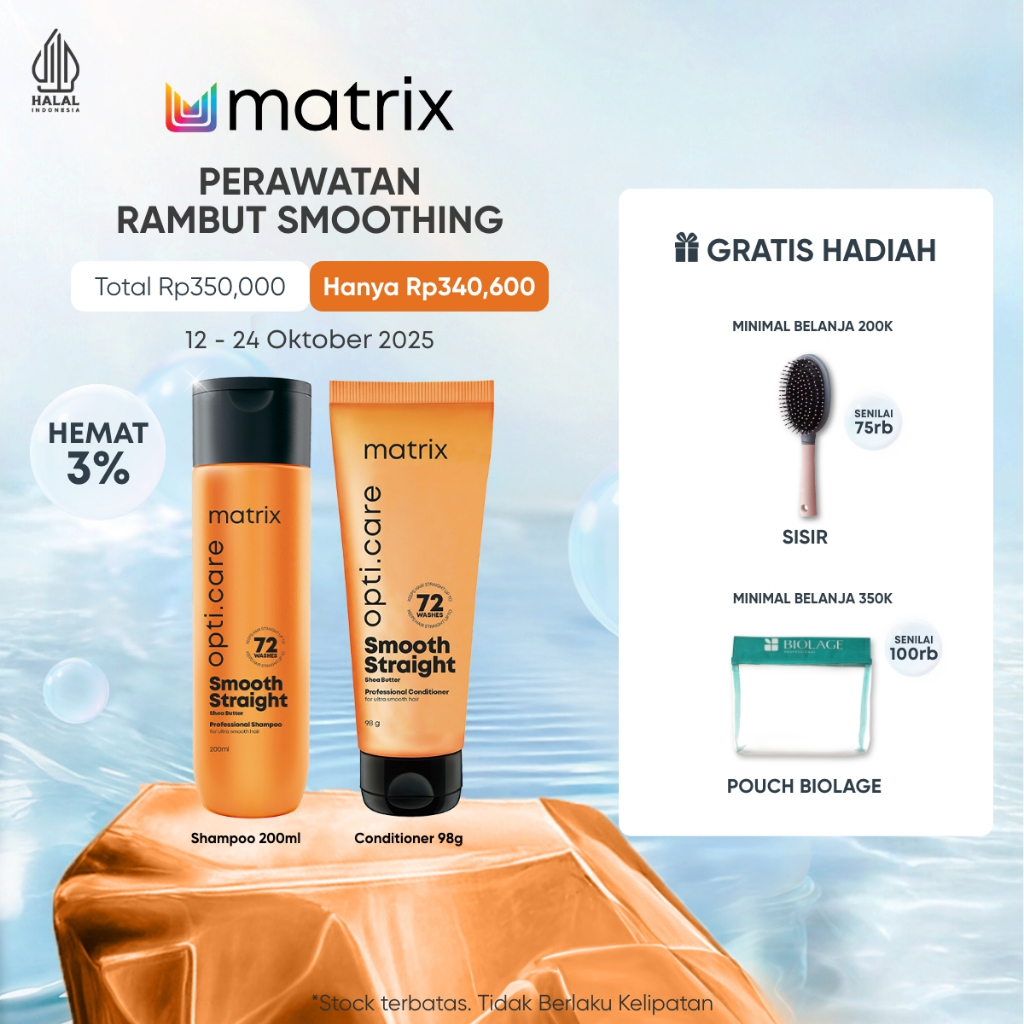 Jual Matrix Duo Smoothing Care - Perawatan Rambut Smoothing | Shopee ...
