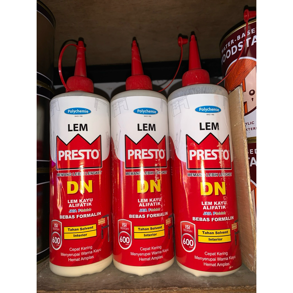 Jual LEM KAYU PRESTO DN / LEM KAYU ALIFATIK | Shopee Indonesia