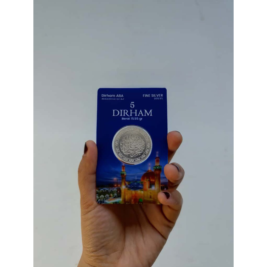 Jual Koin Dirham ABA Perak 5 Dirham (15.55 Gram) Fine Silver | Shopee ...