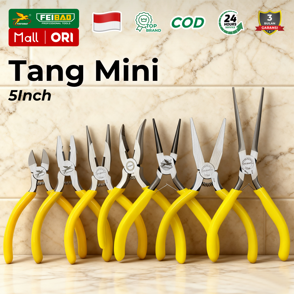 Jual Feibao Tang Mini 5 Inch / Mini Pliers 125mm / SK-45 kualitas ...