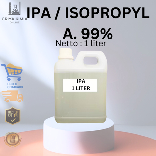 Jual IPA Teknis Pure 99% ORI / IPA 1 Liter / Isopropyl A / Isoprohyl ...