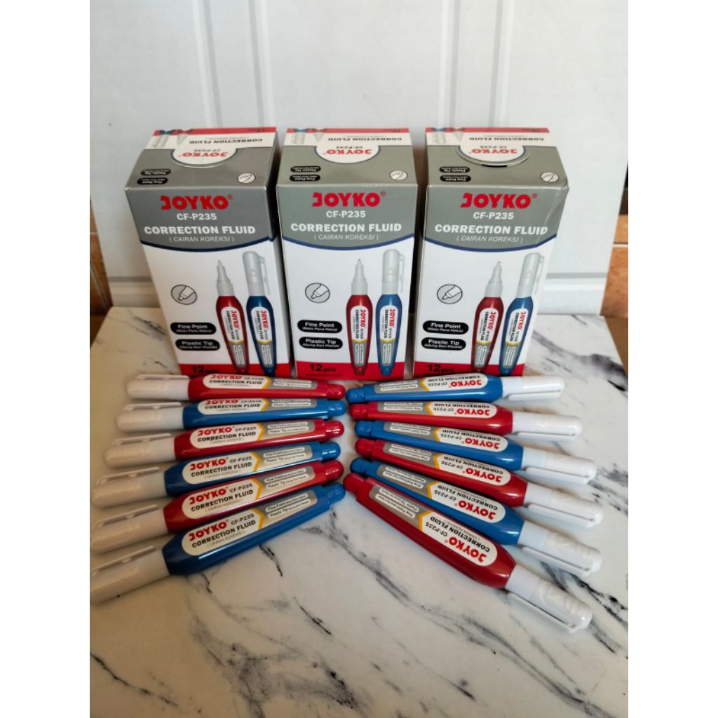 Jual CORRECTION / STIPO / TIPE X JOYKO CF-P235 1 PAK ISI 12 PCS CAIRAN ...