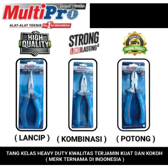 Jual Multipro Tang Kelas Heavy Duty Jaminan Asli Original | Shopee ...