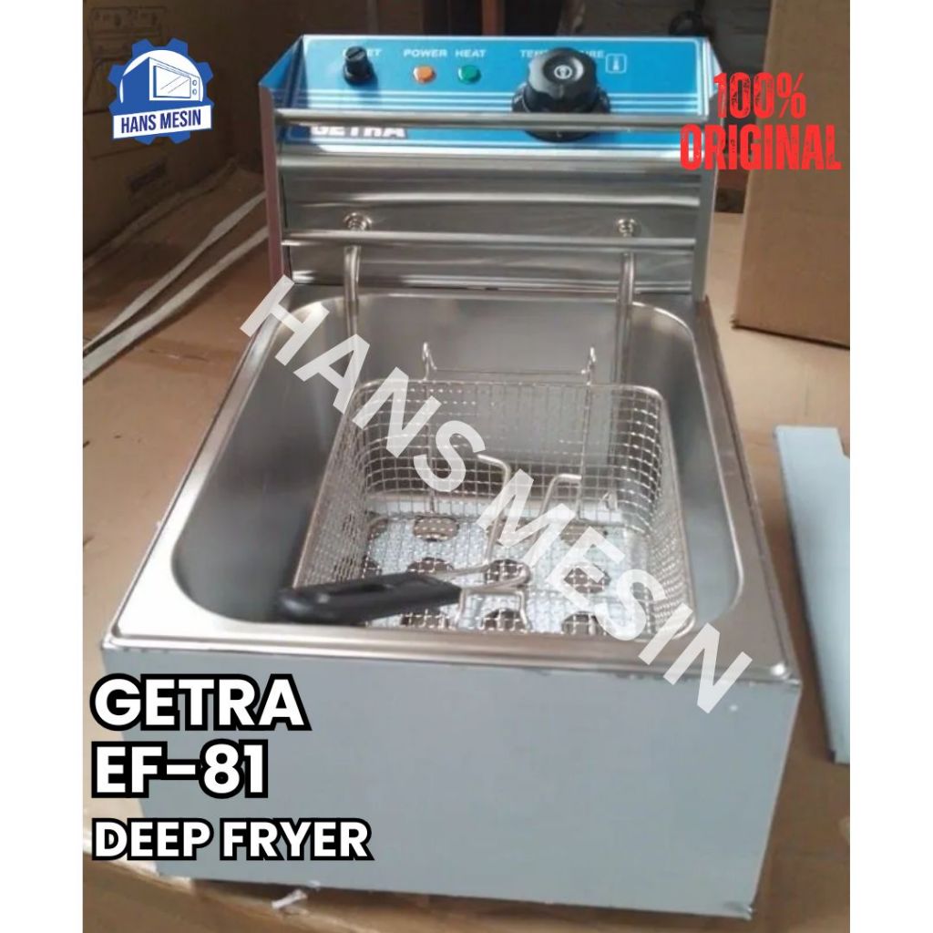 Jual GETRA EF81 Electric deep fryer mesin penggoreng listrik GETRA EF ...