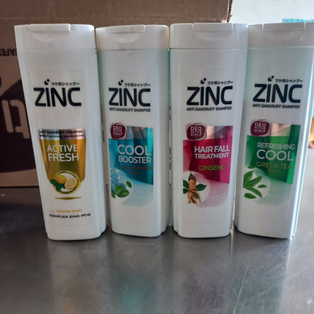 Jual ZINC SAMPO BOTOL 170ML ALL VARIAN ANTI KETOMBE | Shopee Indonesia