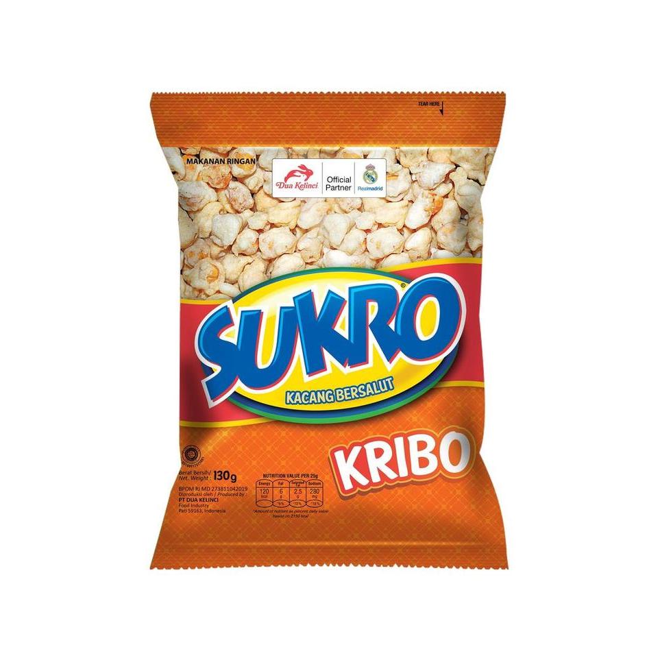 Jual DUA KELINCI KACANG SUKRO KRIBO PCK 18/14g | Shopee Indonesia