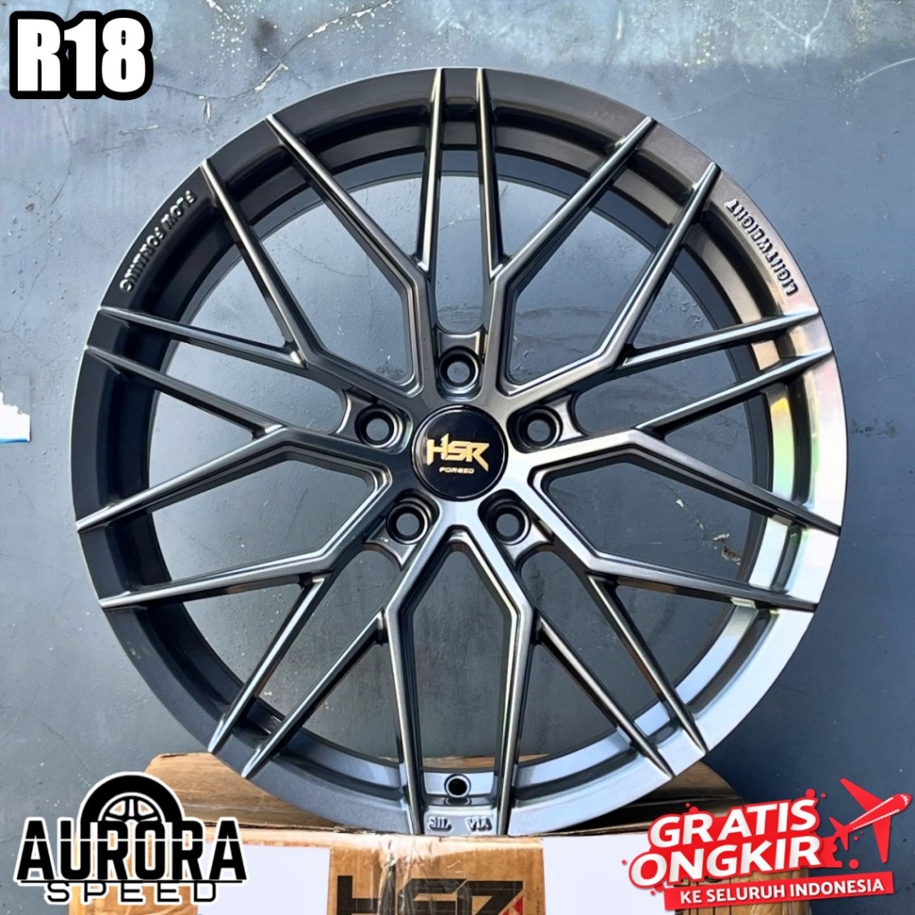 Jual Velg forged R18 HSR BOTAIN baut 5x114 Grey cocok untuk mobil CRV ...