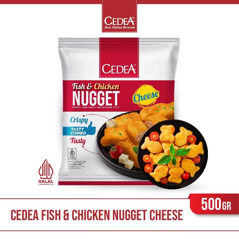 Jual CEDEA FISH & CHICKEN NUGGET CHEESE [500G] | Shopee Indonesia
