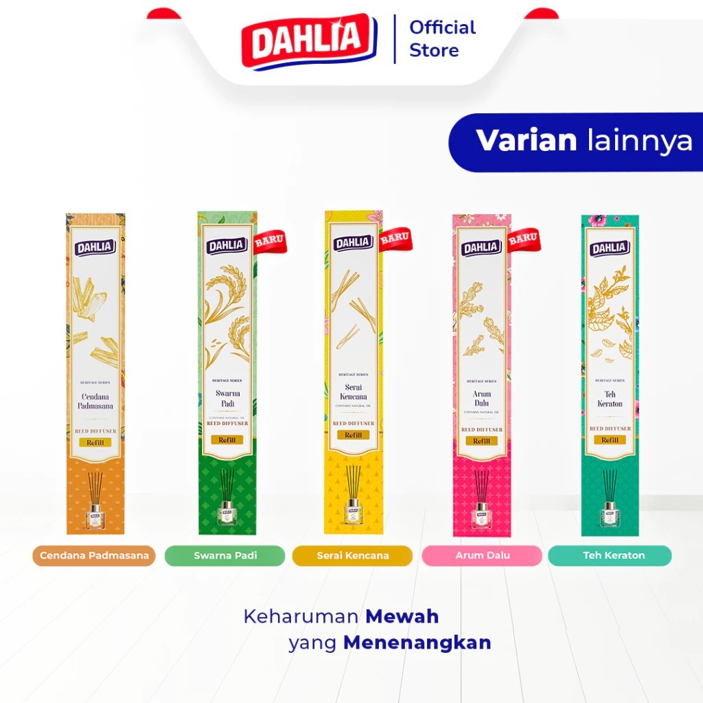 Jual Dahlia Reed Diffuser Air Freshener Teh Keraton Arum Dalu ...