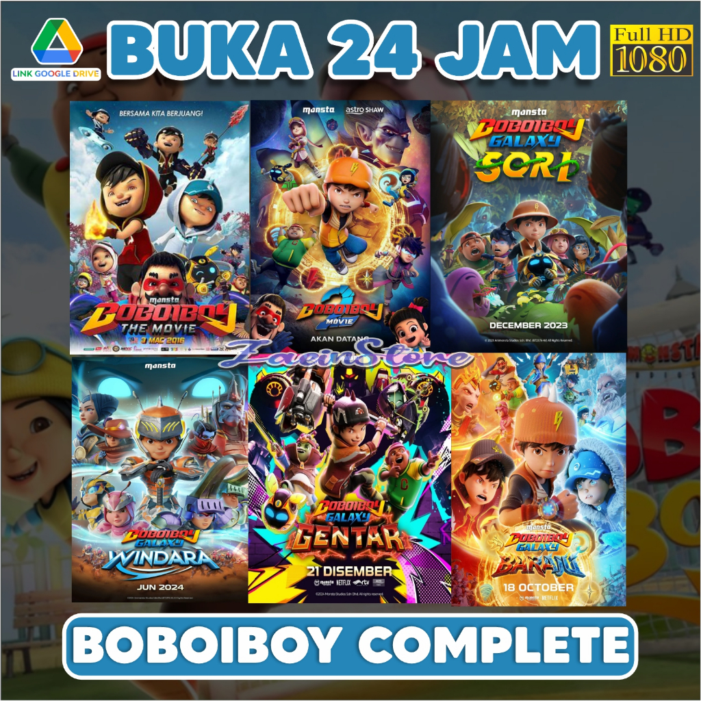 Jual Boboiboy Complete [2011 2026] Hanya 6k Upin Ipin Finding Nemo ...