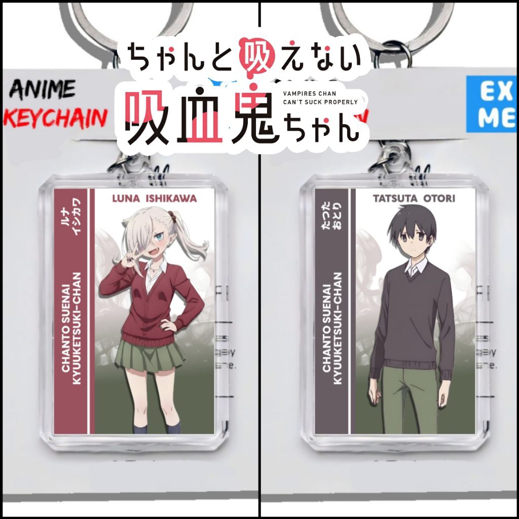 Jual Gantungan Kunci Chanto Suenai Kyuuketsuki-Chan - Keychain Lil Miss Vampire Cant Suck Right ...