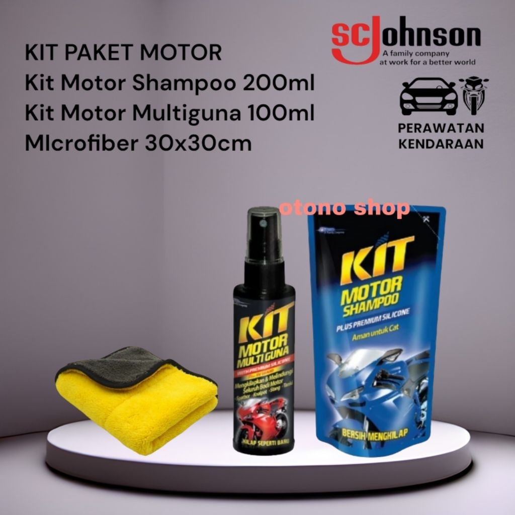 Jual Kit Paket - Microfiber - Kit Motor Multiguna - Kit Motor Shampoo ...