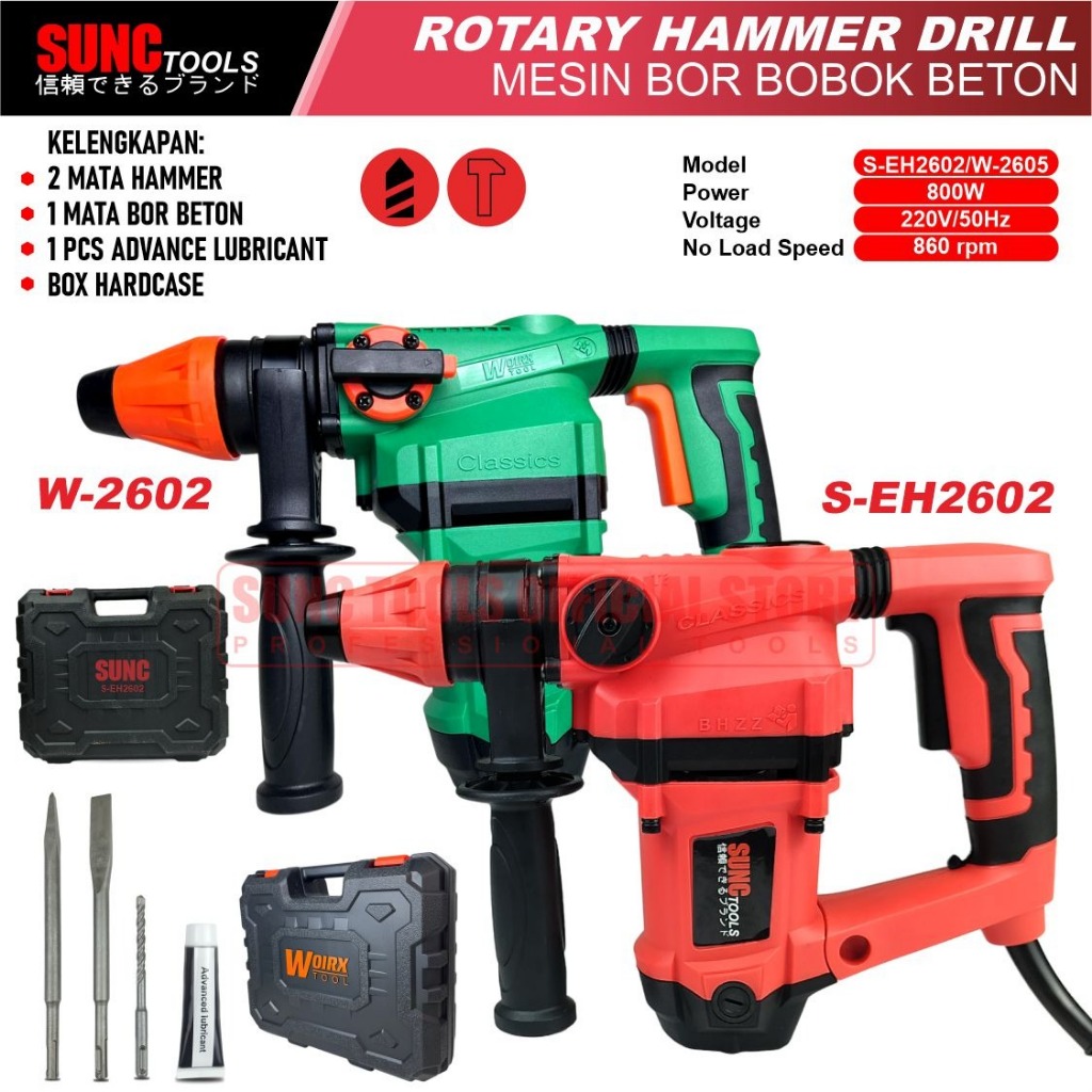 Jual Mesin Bor Bobok Beton Dinding Tembok Hammer Drill | Shopee Indonesia