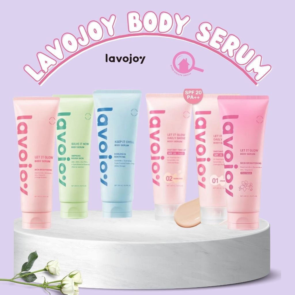 Jual lavojoy body serum all series/Lavojoy Tone up Body serum ALL 180ML ...