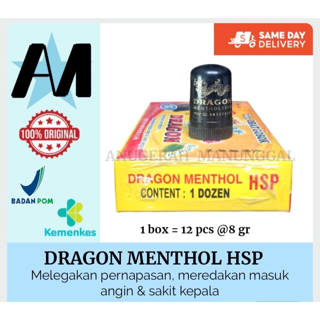 Jual Dragon Menthol HSP 8 gr (pcs/box) | Shopee Indonesia
