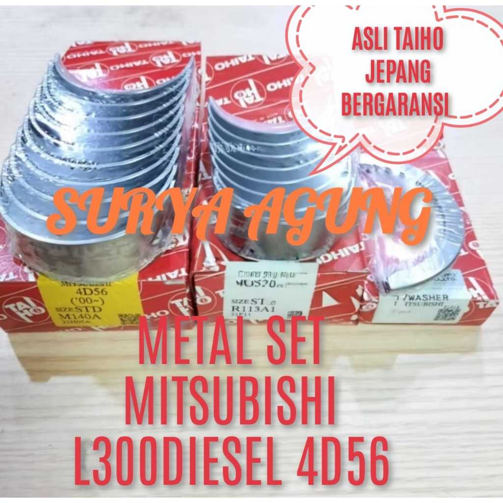 Jual METAL SET JALAN DUDUK BULAN SET MITSUBISHI L300 DIESEL 4D56 /KUDA ...