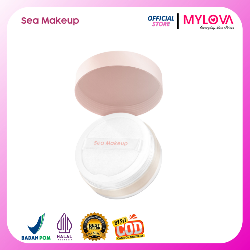 Jual Sea Makeup Acne Care Micro Translucent Setting Powder Loose Powder ...