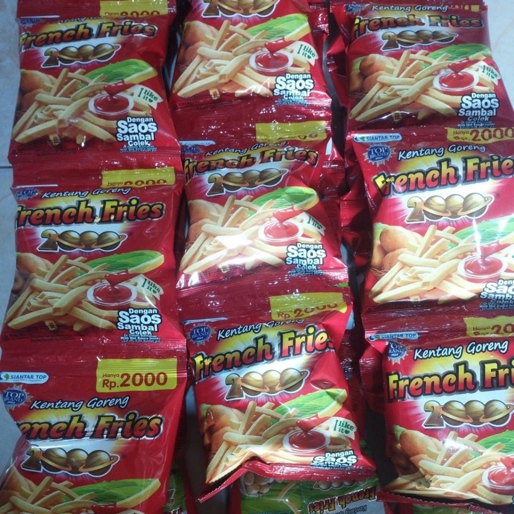 Jual french fries 2000 (chiki kentang 2000) 15g | Shopee Indonesia