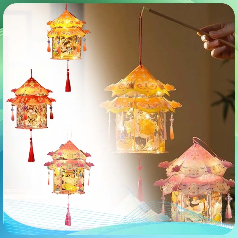 Jual DIY Prakarya Lentera Lampion Mooncake Lampion Mainan Anak Lantern ...
