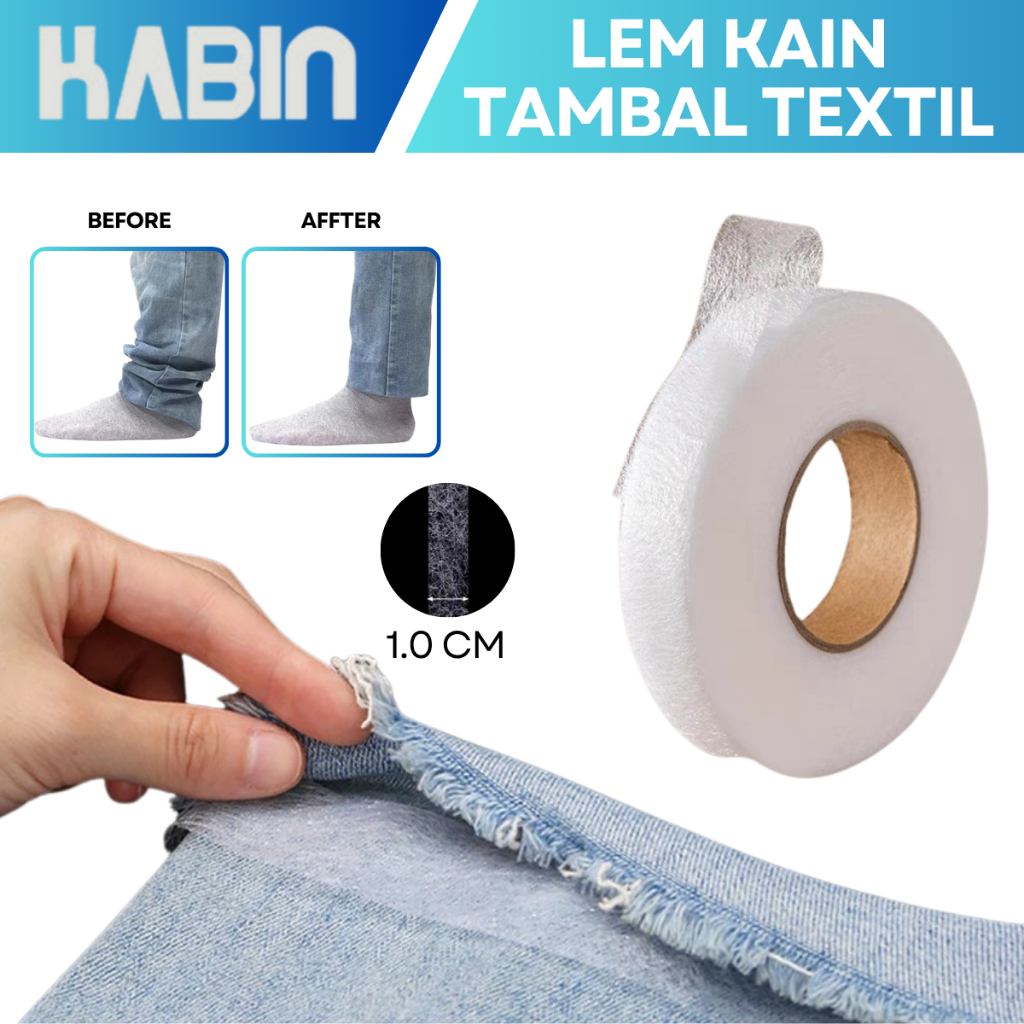 Jual Lem Som Perekat Kain 2 Sisi | Lem Textil / Visofix | Lem Dua Sisii ...
