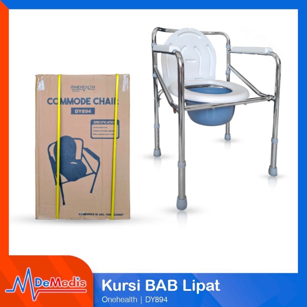 Jual Kursi Toilet BAB Lipat Tanpa Roda Untuk Orang Tua dan Ibu Hamil ...