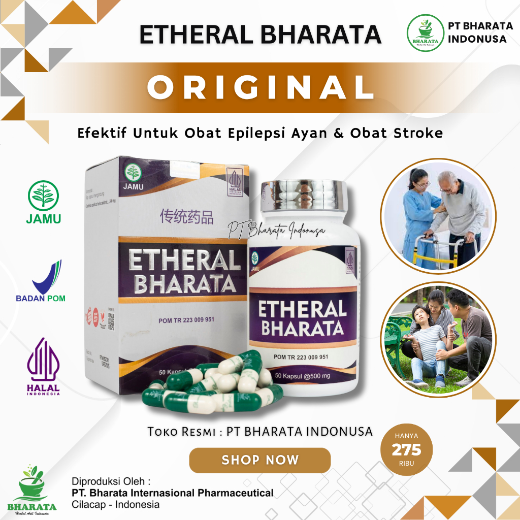 Jual Etheral Bharata Original Obat Epilepsi Kejang Ampuh Obat Ayan ...