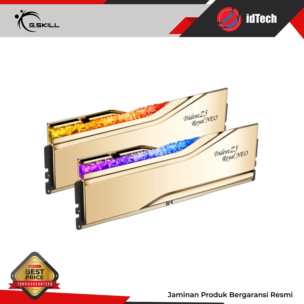 Jual G.Skill Trident Z5 Royal Neo DDR5 6000 MHz CL26 64GB (2x32GB) F5 ...
