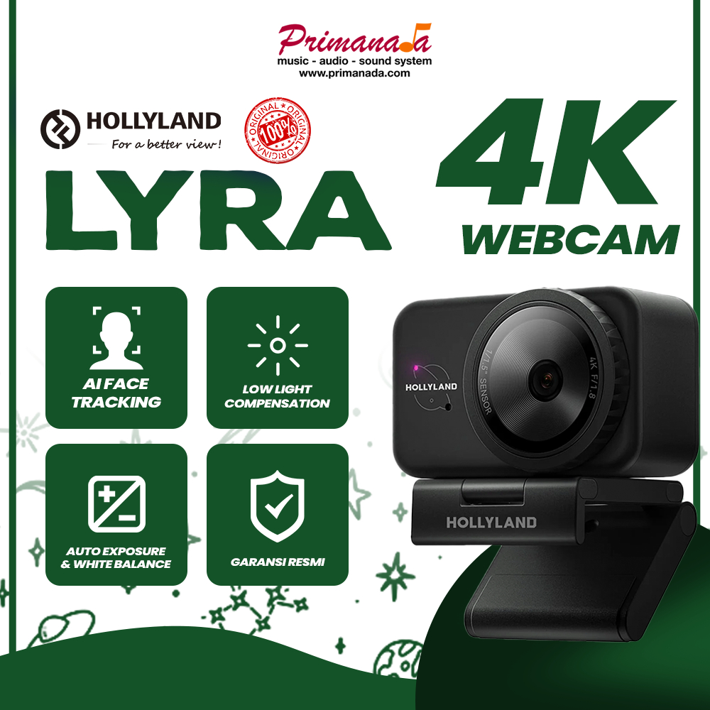Jual Hollyland Lyra Web Cam Camera Komputer Webcam Kamera PC | Shopee ...