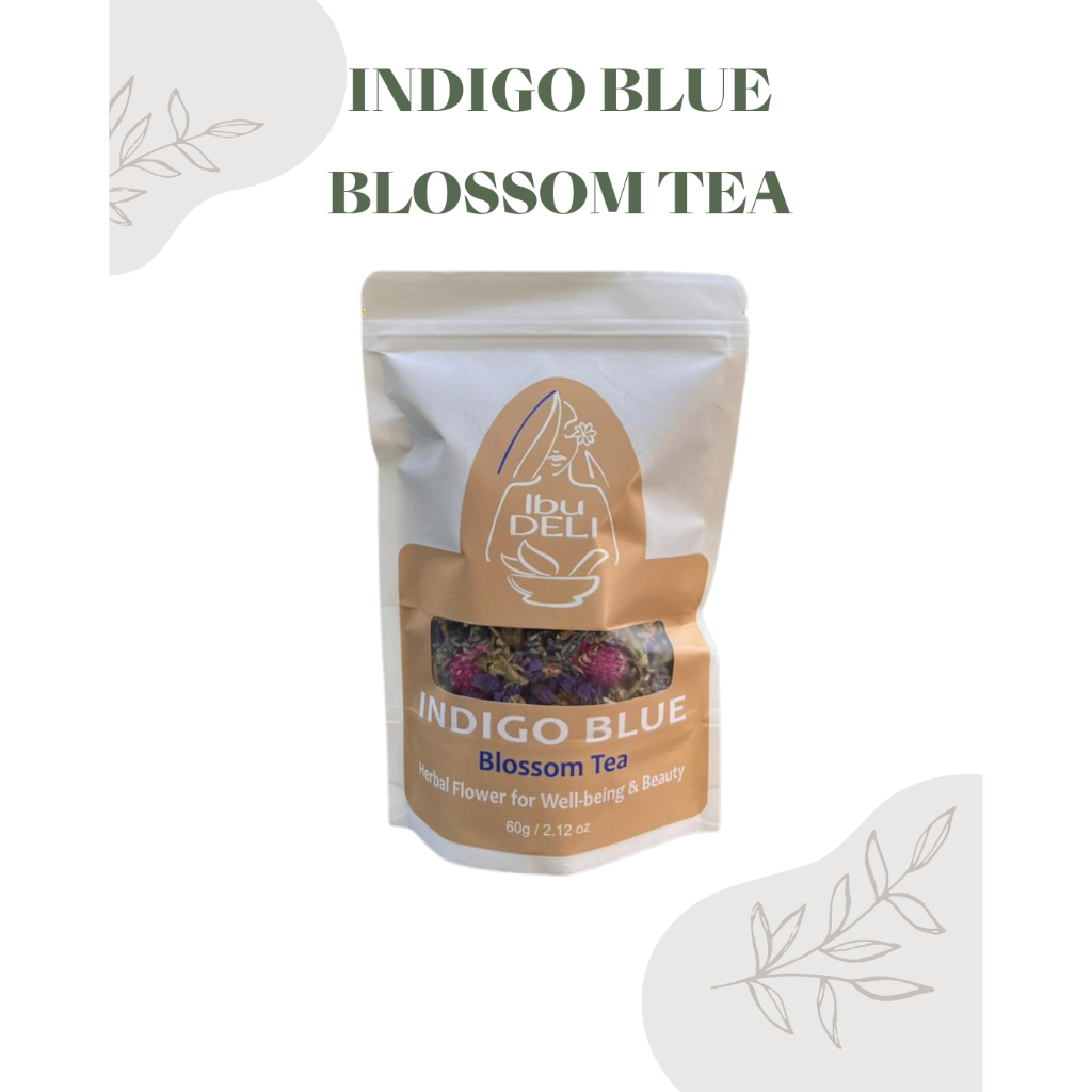 Jual Ibu Deli Indigo Blue Blossom Tea: Herbal Infusion for Well-being ...
