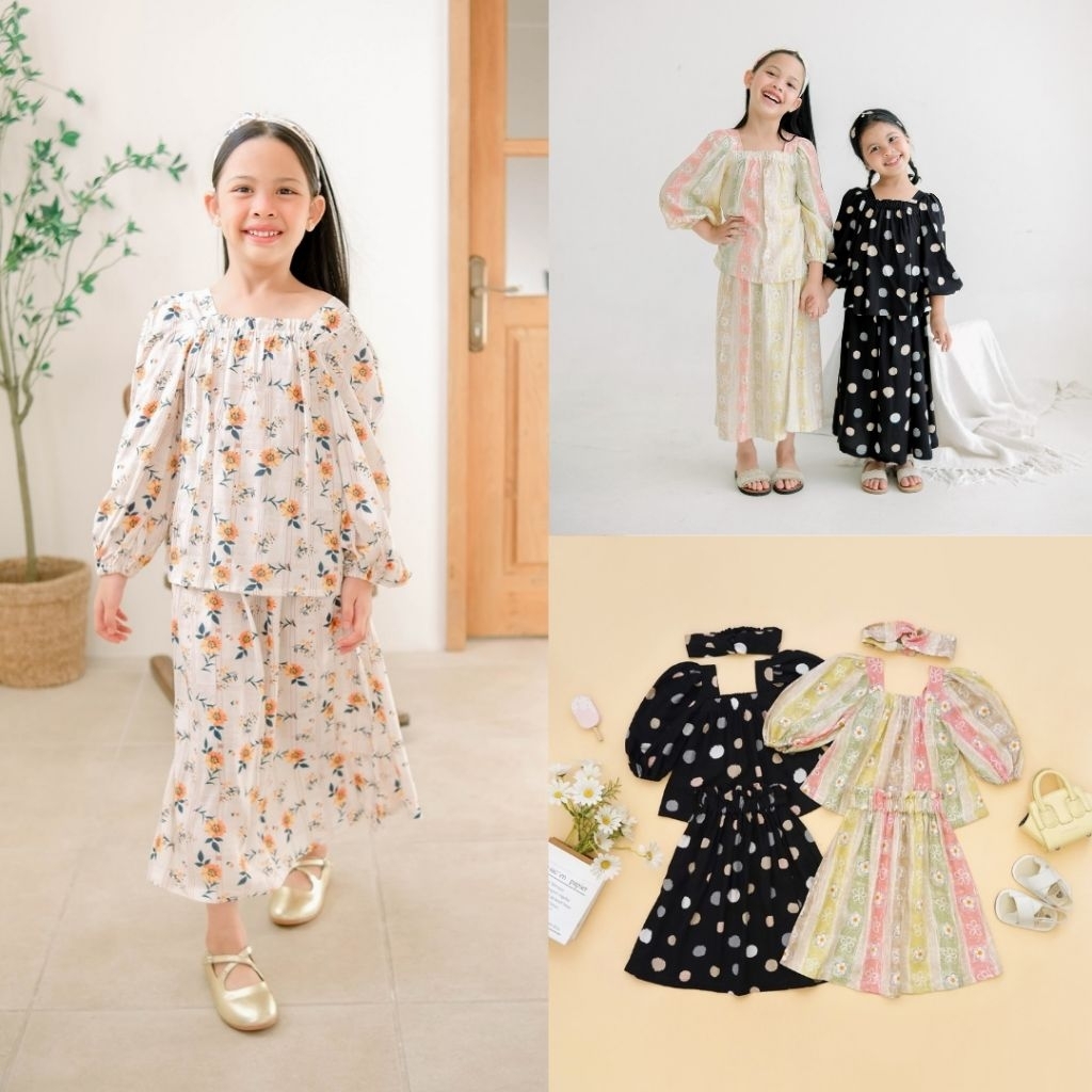 Jual DEAN | Loly Skirt (Free Bandana) | Setelan Vintage Anak 1 - 10 ...