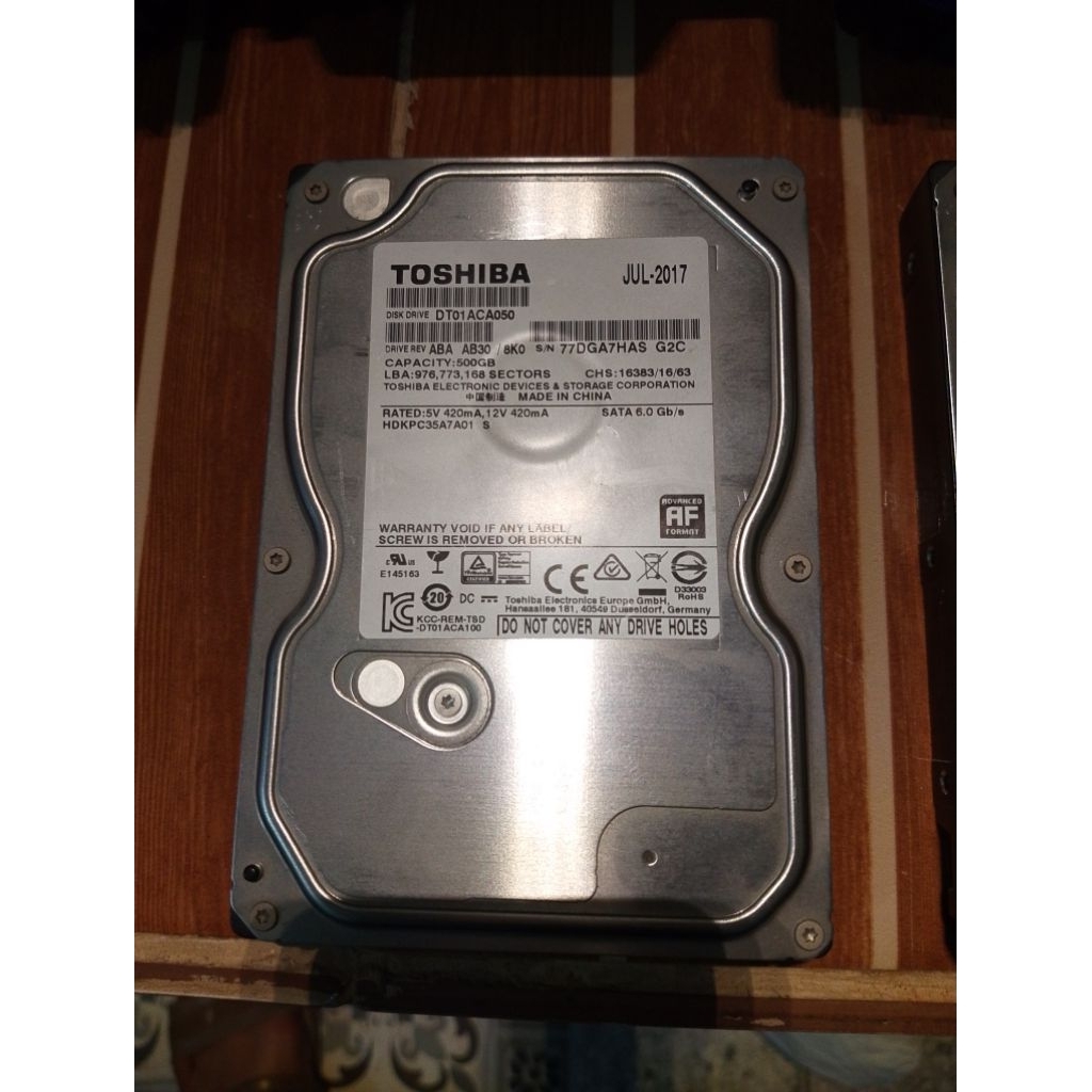 Jual Harddisk Sata 500gb Merk Toshiba for PC | Shopee Indonesia