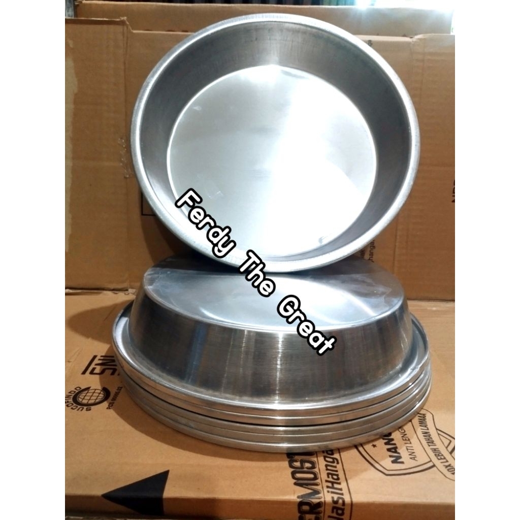 Jual Loyang kue aluminium / loyang bulat 20cm, 24cm, 26cm / loyang ...