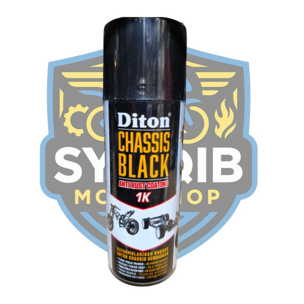 Jual DITON CB01 Chassis Black 400ml Anti Karat | Shopee Indonesia