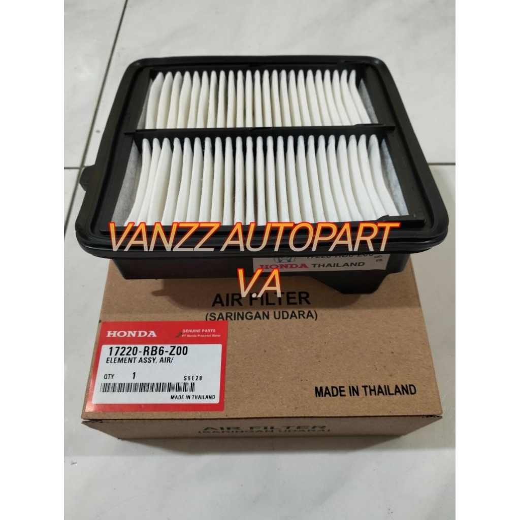 Jual filter udara saringan udara Honda jazz RS Freed Mobilio Brio 17220 ...
