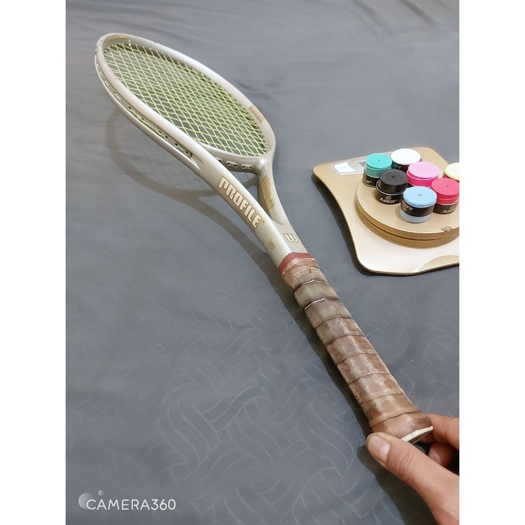 Jual RAKET TENIS ORIGINAL WILSON PROFILE 95SQ 353G BEKAS | Shopee Indonesia
