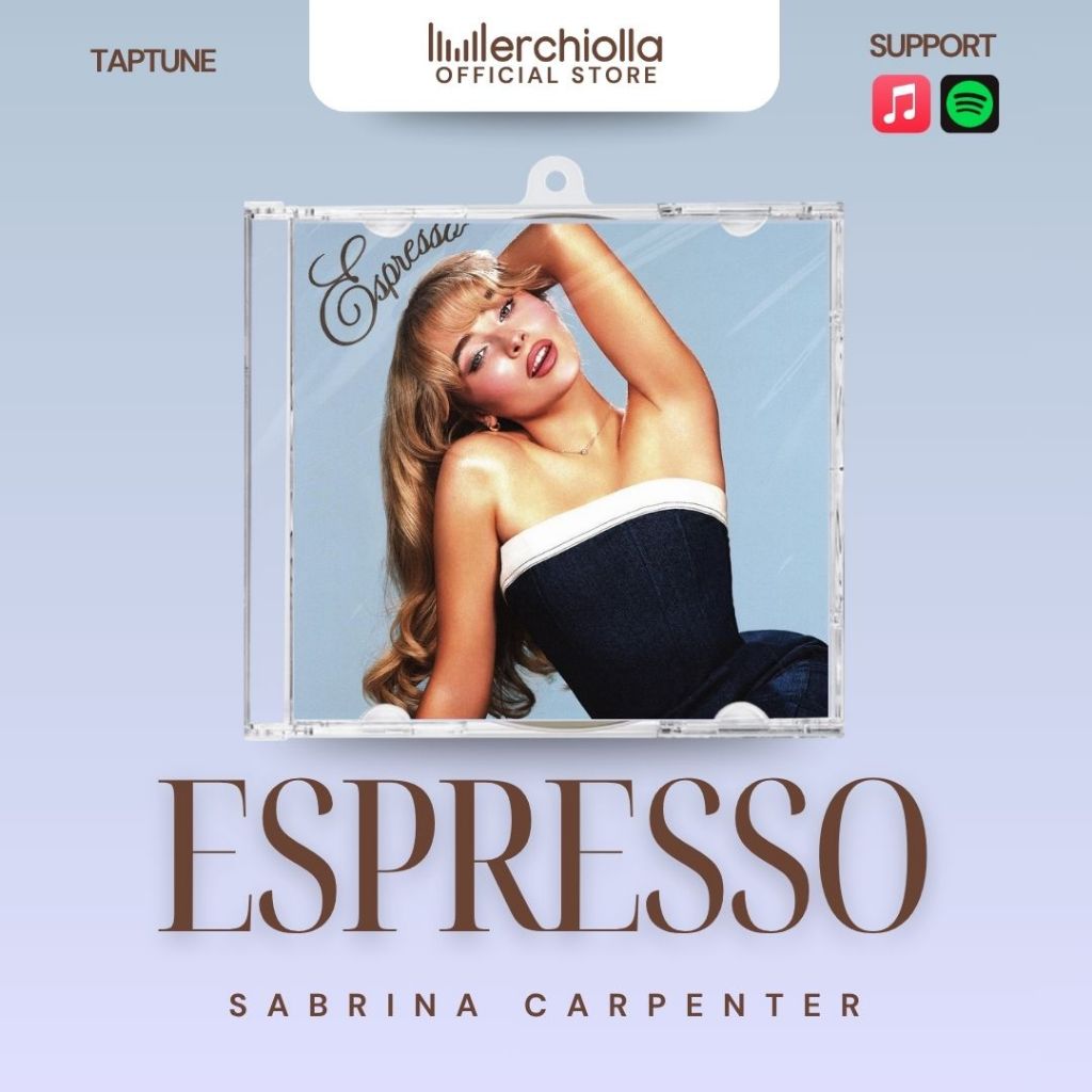 Jual MERCHIOLLA Sabrina Carpenter - Espresso Taptune NFC Mini CD Album ...
