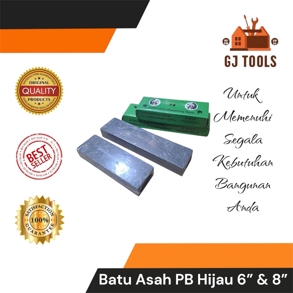 Jual BATU ASAH DAYAK PB HIJAU 6 INCH - BATU ASAH GOLOK PISAU PARANG CAP ...