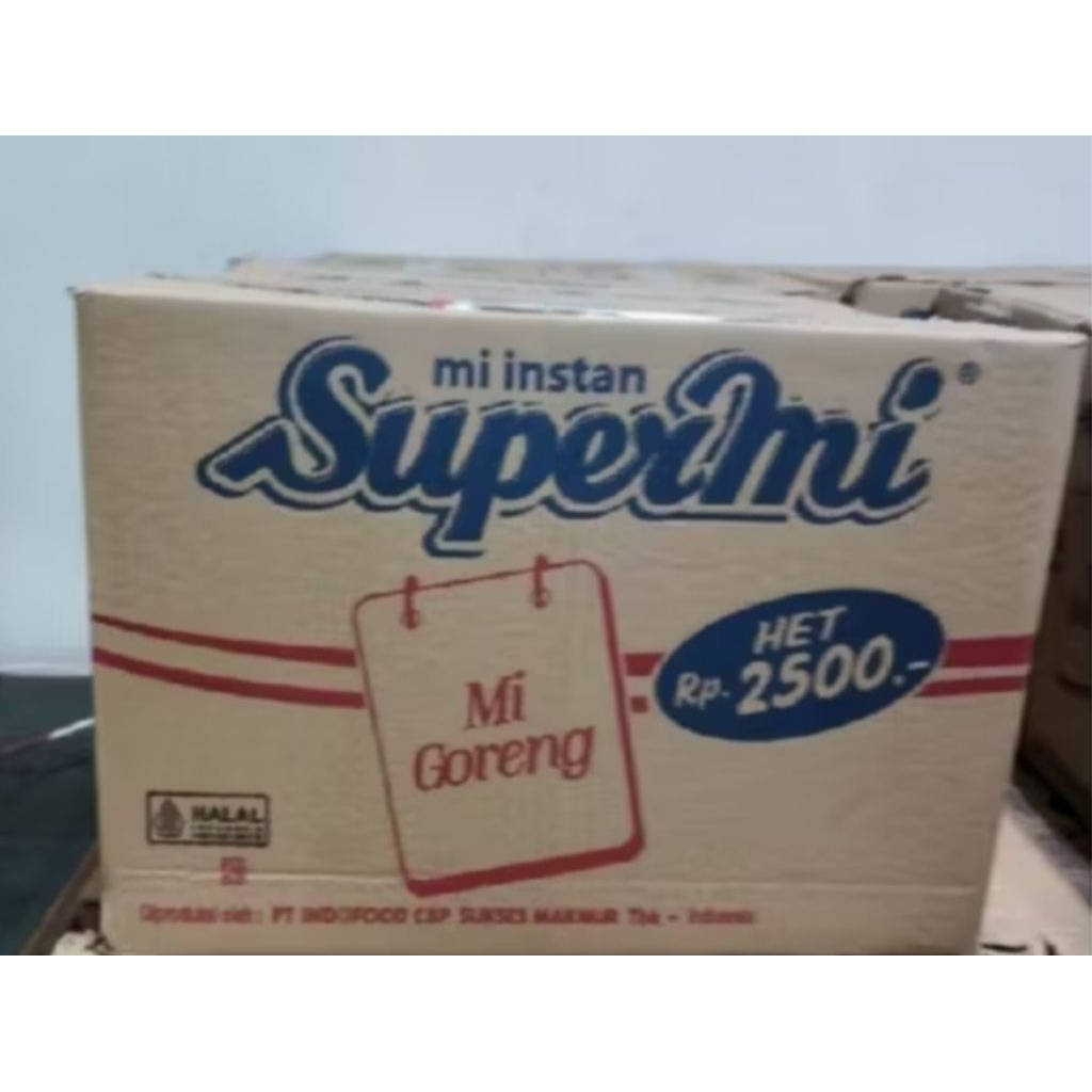 Jual SUPERMI ~ MI GORENG INSTAN 1 DUS {40 PCS) | Shopee Indonesia